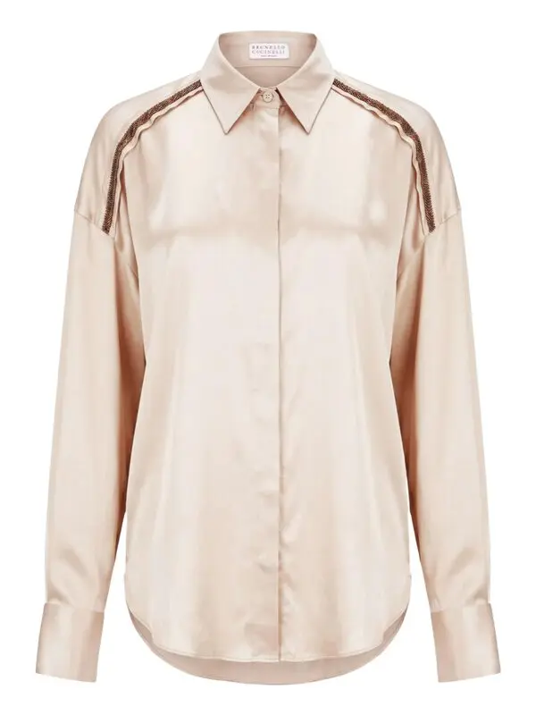 Brunello Cucinelli Casual Solidcolor Shirt - Nude