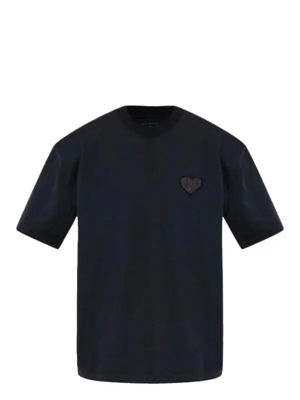 ALLSAINTS Lover Heart-patch T-shirt - Black