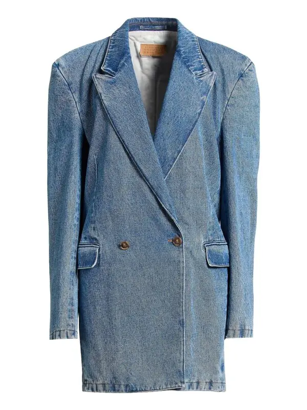 MAISON MARGIELA Denim Blazer Dress - Blue