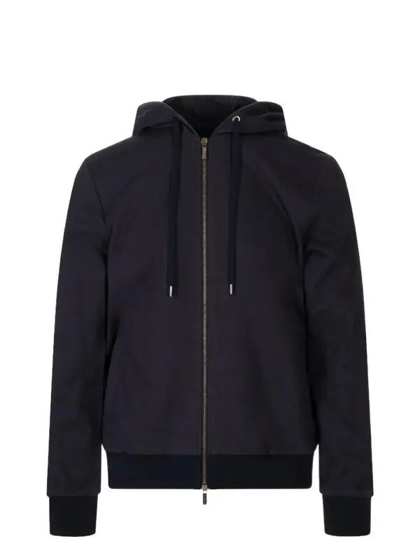 Peserico Zip-up Hoodie - Black