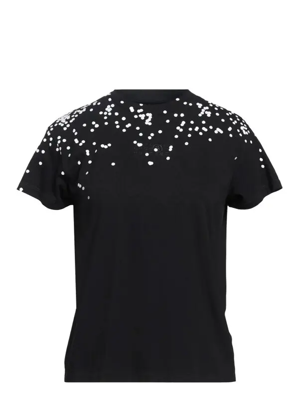 MAISON MARGIELA Printed Tshirt - Black