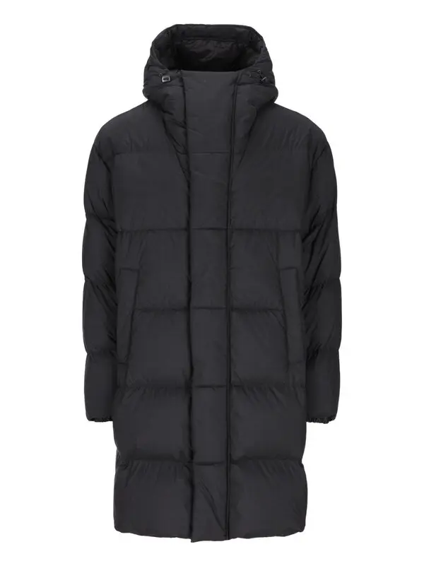 Herno Hooded Quilted Down Jacket - Black
