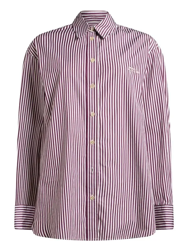 Isabel Marant Étoile Striped Poplin Shirt - No
