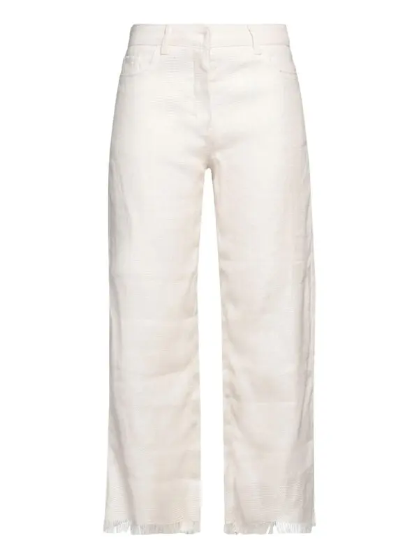 Max Mara Solid-colored Jeans - Beige