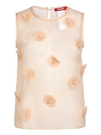 Max Mara Solid Color Sleeveless Top - No