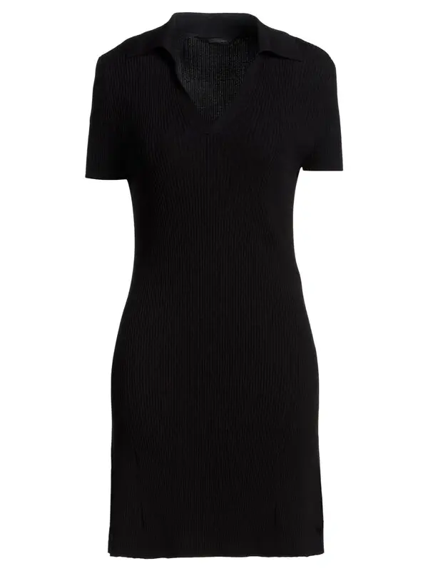 Balenciaga Knitted Polo Skirt - Black
