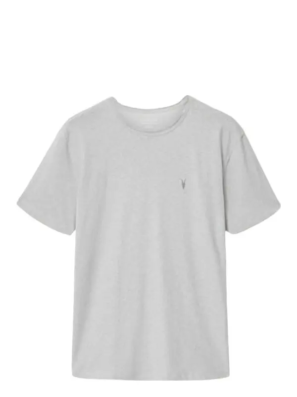 ALLSAINTS Flax Short Sleeve Ramskull T-shirt - Pebble Grey