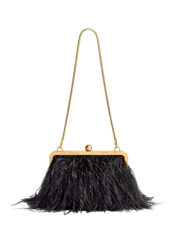 Khaite Lilith Chain Evening Bag - Black