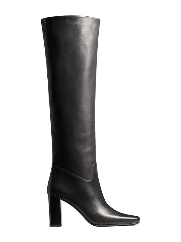 Khaite Petra Knee-high Boot - Black