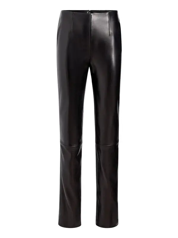 Khaite Leather Ryden Pant - Black