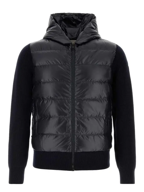 Moncler Midnight Wool Cardigan - Blue