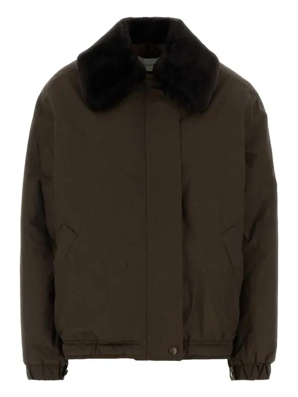Magda Butrym Cotton Padded Jacket - Brown