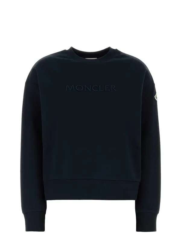 Moncler Cotton Sweatshirt - Black
