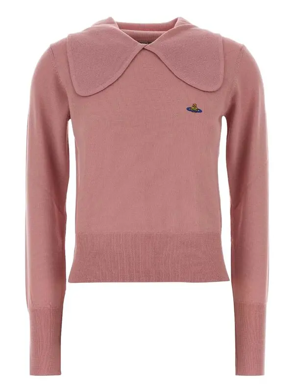 VIVIENNE WESTWOOD Wool Polo Shirt - Pink