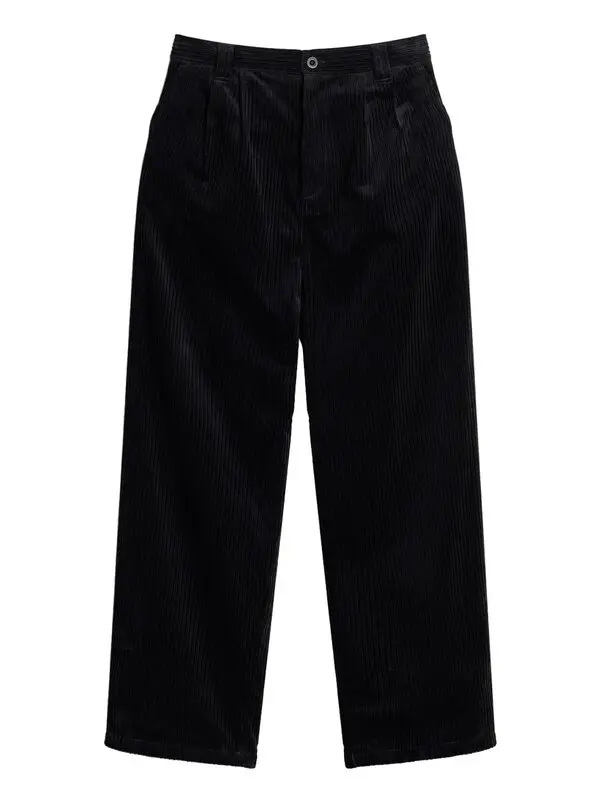 A.p.c. Ricky Double Pleat Corduroyl Trousers - Black
