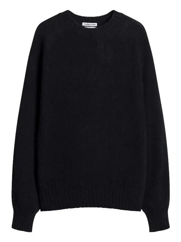 You Must Create Suedehead Crew Knit - Black