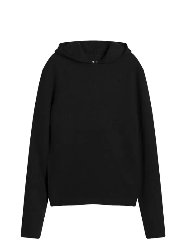 Rick Owens Hooded Jumper - Black