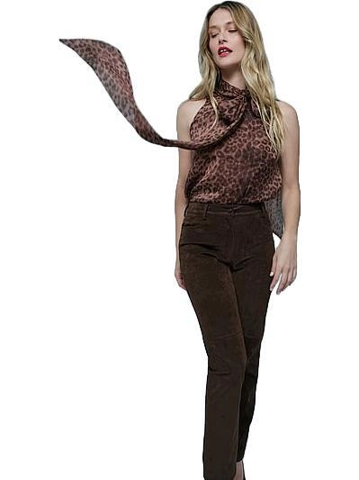 Victoria's Secret Bardot Arlette Neck Tie Printed Top - Print