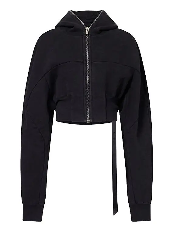 Rick Owens Gimp Cotton Hoody - Black