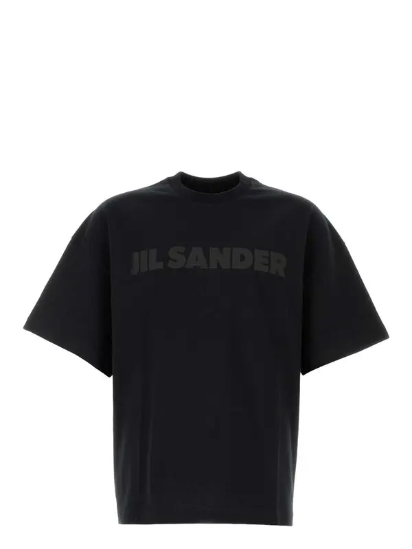 JIL SANDER Cotton T-shirt - Black