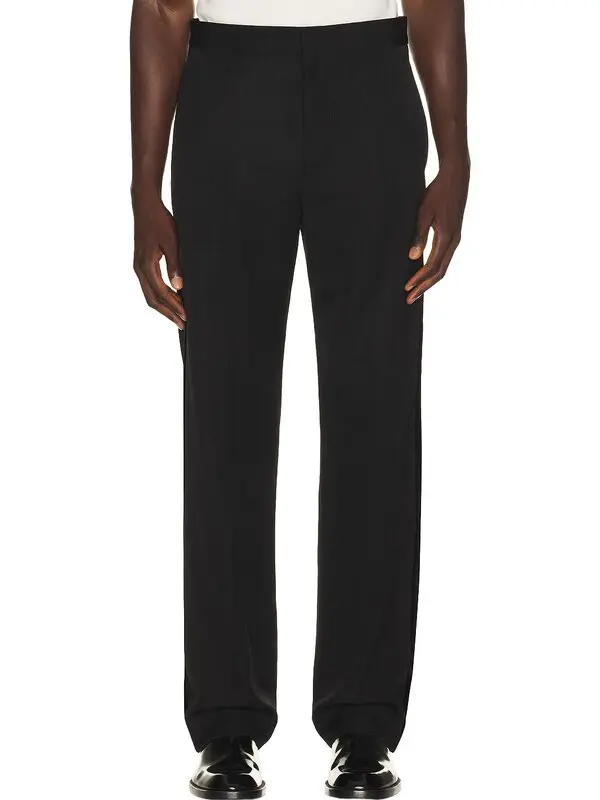 MAISON MARGIELA Straight Leg Trouser - Black