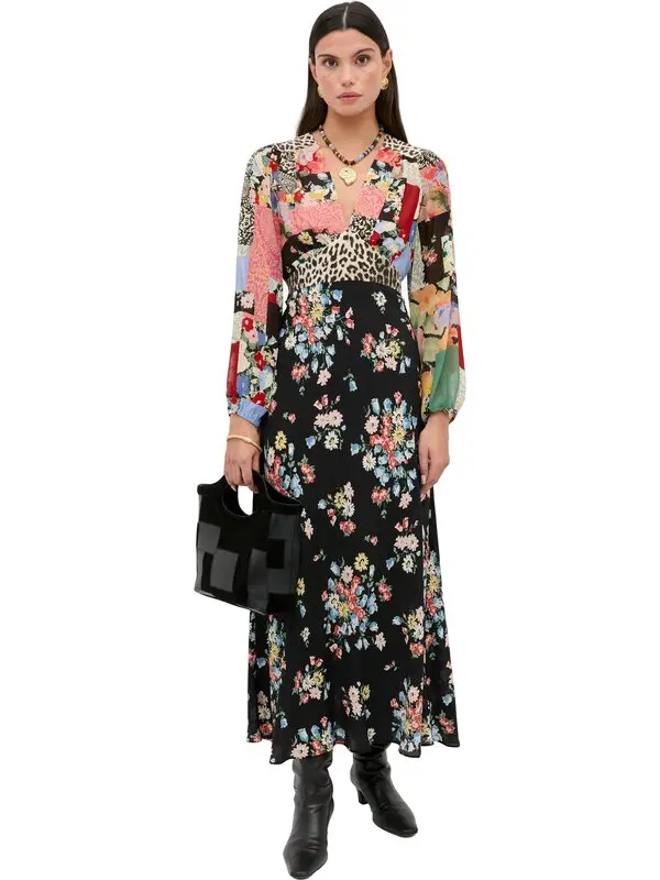 Rixo Kaila Amelia Patchwork Mix Regular - Multi