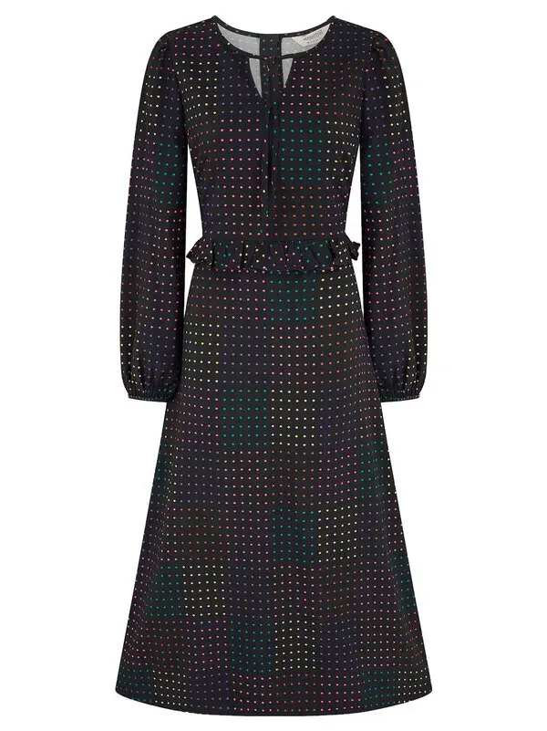 SUGARHILL BRIGHTON Crystal Midi Dress - Black