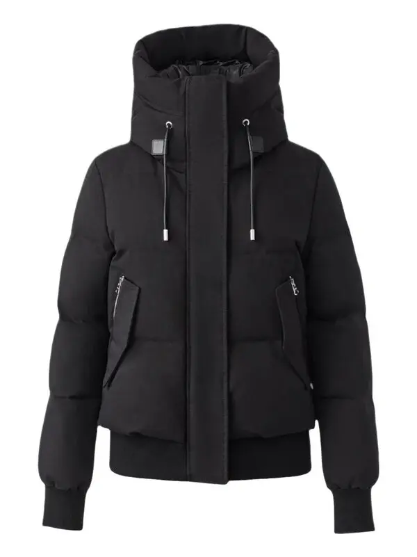 Mackage Nefi-nf Nordich Tech Down Jacket With Hood - Cream