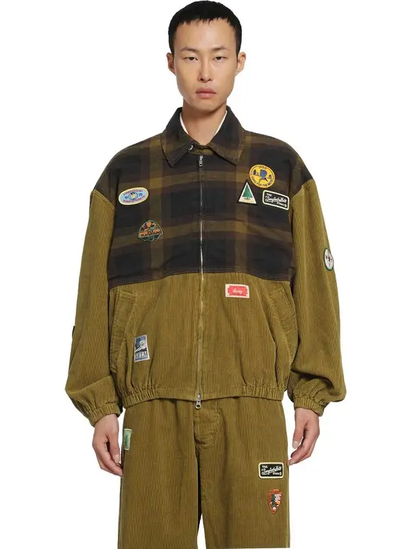 SONG FOR THE MUTE Scout Bomber Jacket - Brown