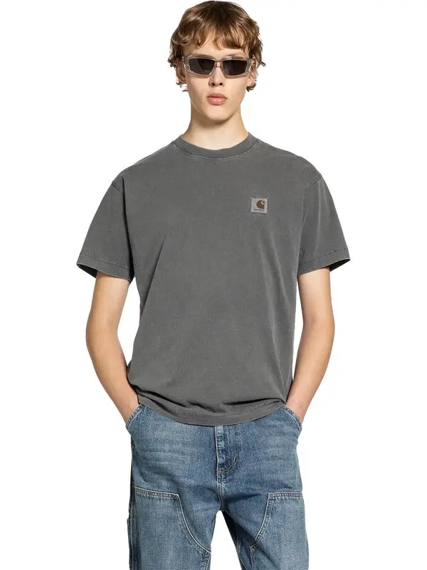 Carhartt Work In Progress S/s Vista T-shirt Cotton Single Jersey - Grey