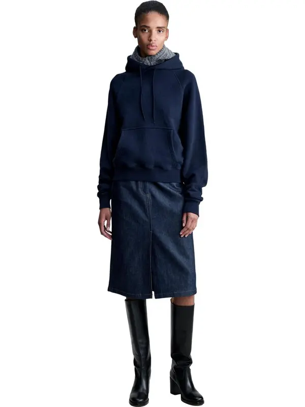 A.p.c. Thimothe Hoodie Hoodie With Raglan Sleeves - Navy Blue