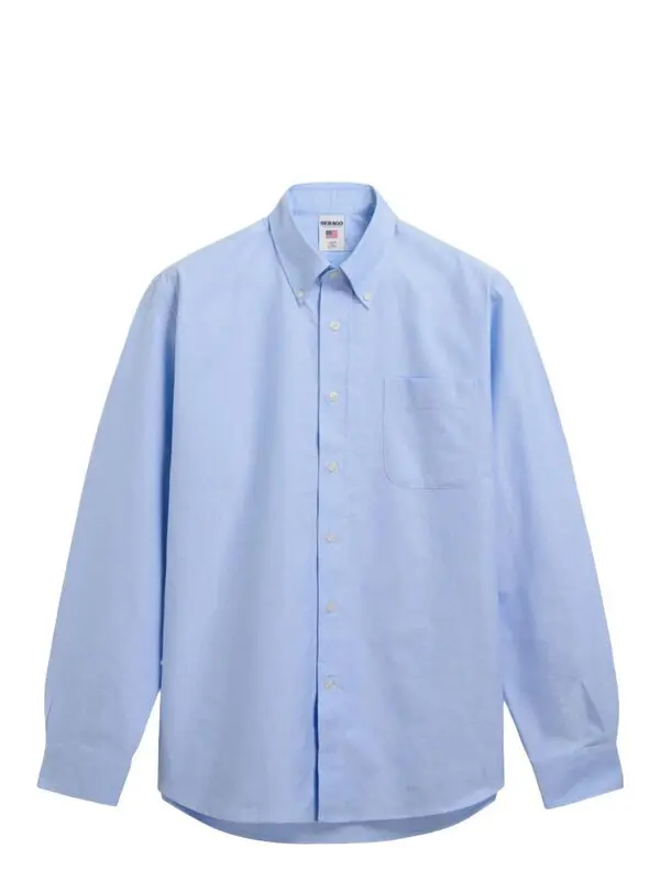 SEBAGO Button-down Oxford Shirt - Sky-blue