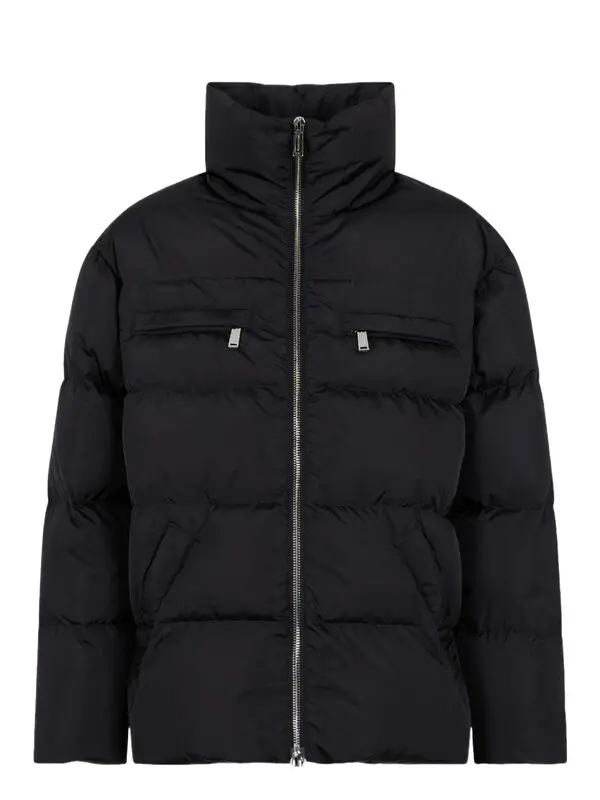 Dsquared2 Colorblock Oversized Cown Jacket - Black