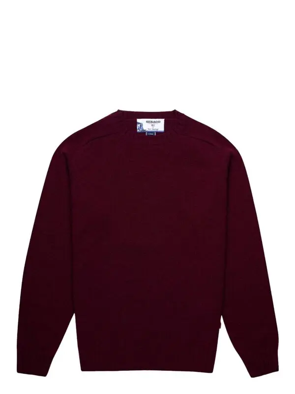 SEBAGO Knitwear Jumper In Premium Wool - Red