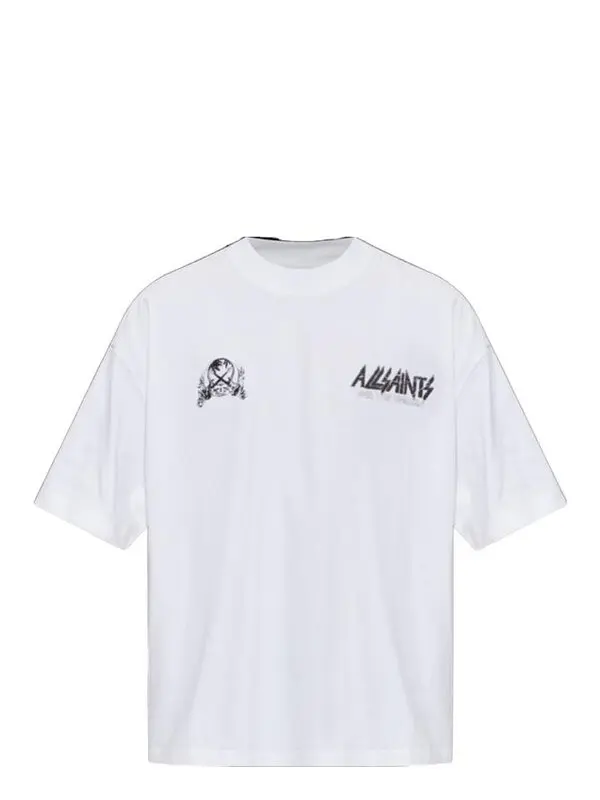 ALLSAINTS Dual Graphic Short Sleeve T-shirt - White