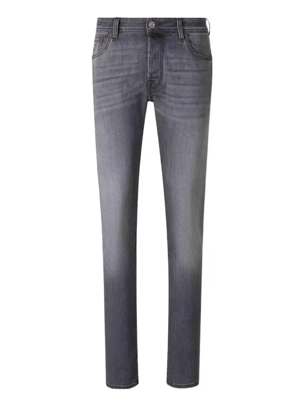 Jacob Cohen Faded Slim-fit Jeans - Grey
