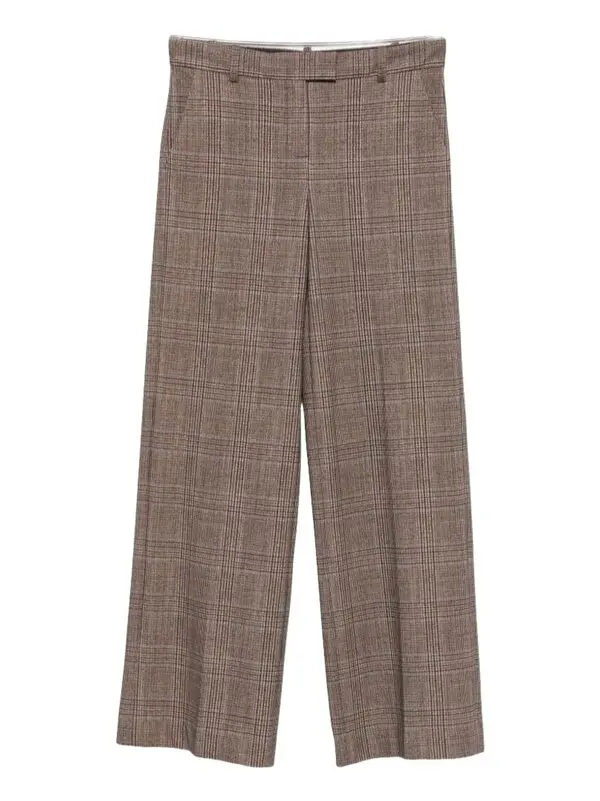 CIRCOLO 1901 Casual Trousers With Belt Loops - Brown