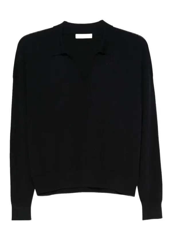 ZANONE V-neck Sweater - Black