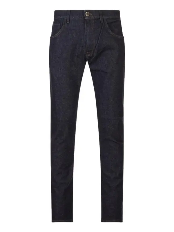 PTO5 Breakbeat Zip Denim Trousers - Black