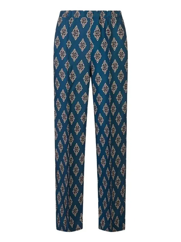 F.R.S FOR RESTLESS SLEEPERS Patterned Casual Trousers - No