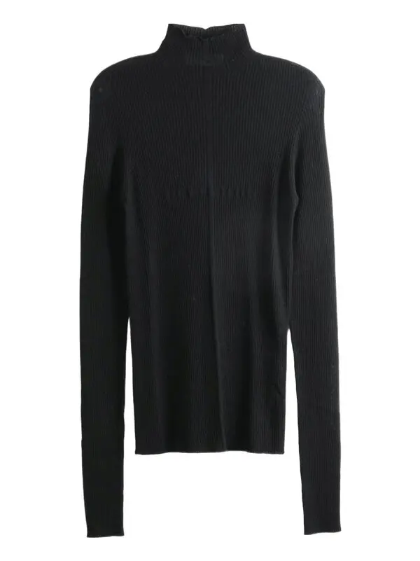Matieres Fecales Turtleneck Sweater - Black
