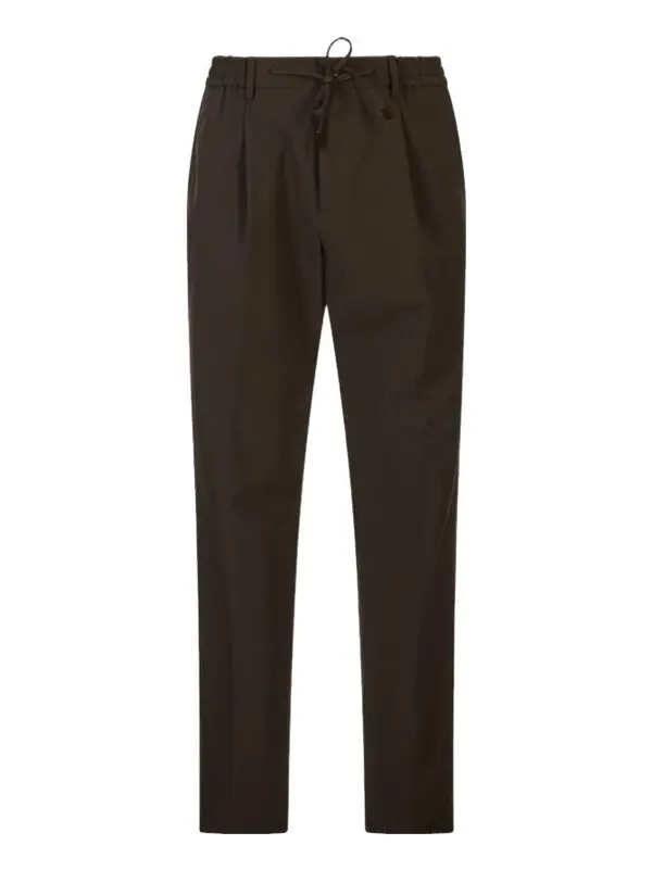 MONTECORE Elastic Waist Casual Pants - Black