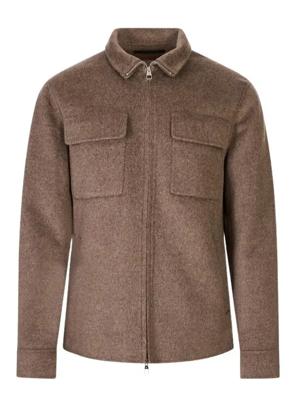 MONTECORE Long-sleeve Casual Jacket - Brown