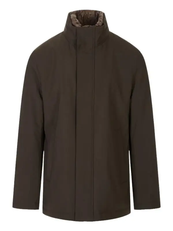 MONTECORE High-neck Zip-up Jacket - Black
