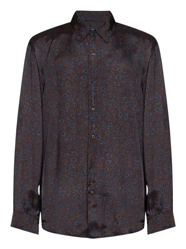 Dries Van Noten Long-sleeved Shirt - Black