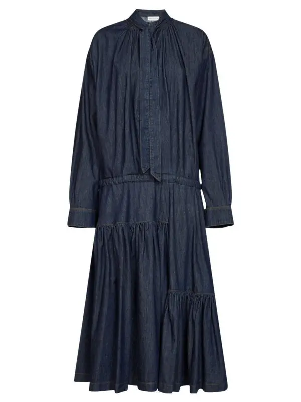 Dries Van Noten Long-sleeved Dress - Black