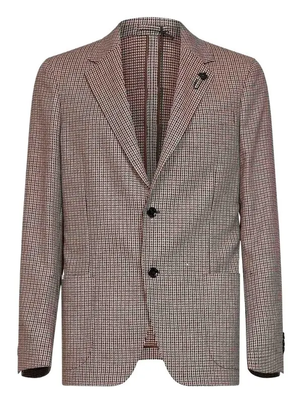 LARDINI Long-sleeve Blazer - Gray