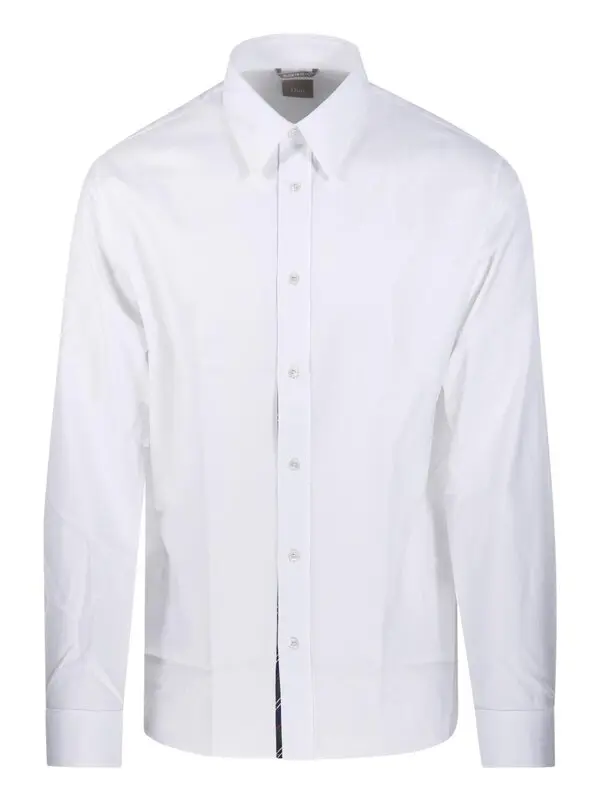 Dior Oxford Regimental Shirt - White