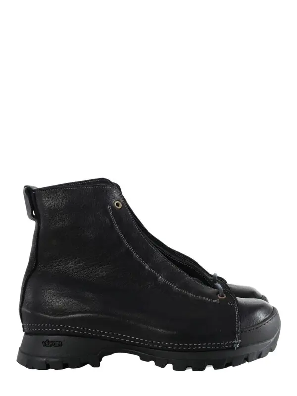 Guidi Round-toe Short Boots - Black