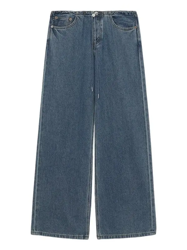 Still Here Button-fly Jeans - Blue